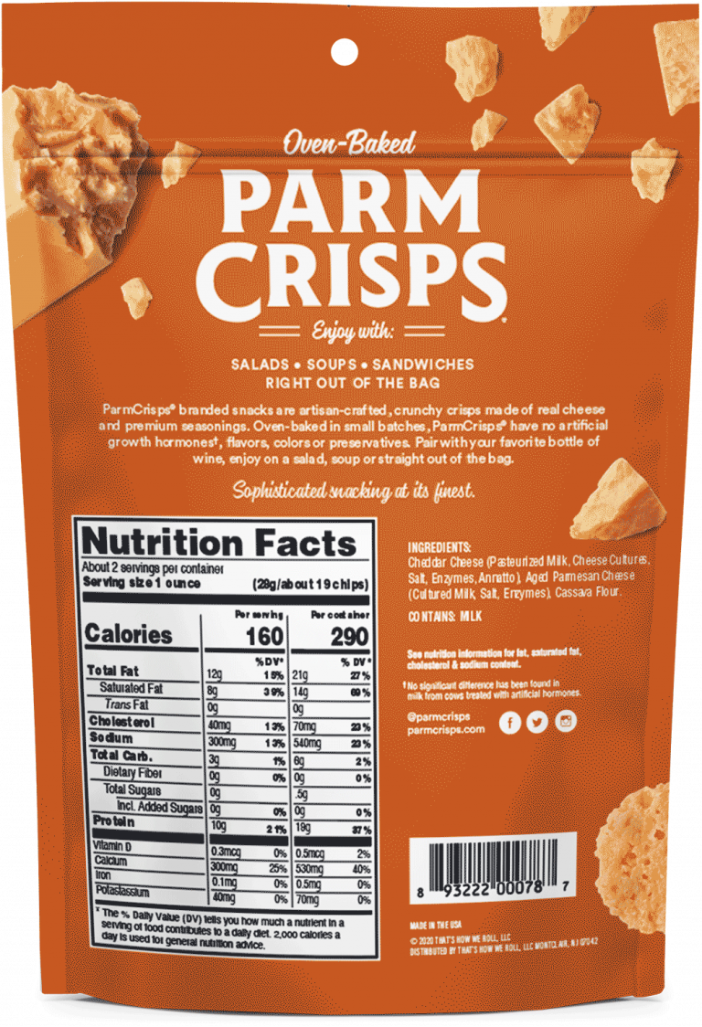 Cheddar Pouch - ParmCrisps
