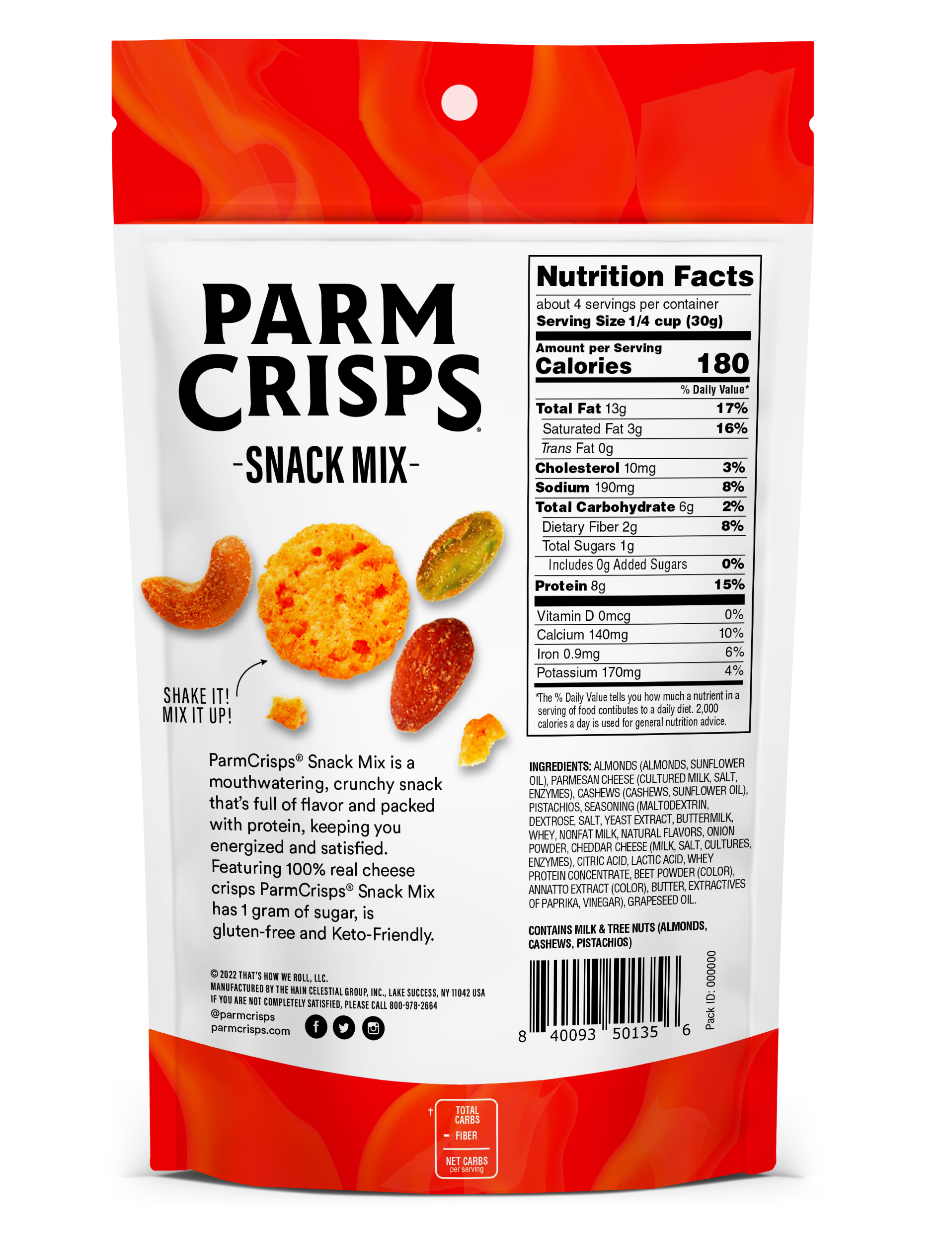 Screamin’ Hot Snack Mix - ParmCrisps
